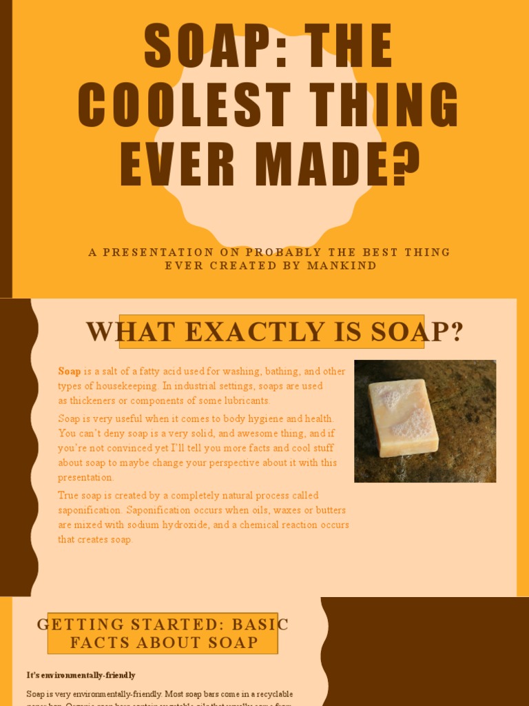 SOAP | PDF | Soap | Chemical Substances