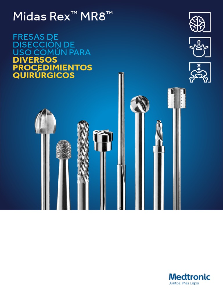 (ESP) Midas Rex MR8 Brochure (Commonly Used Tools) UC202101701ES | PDF ...