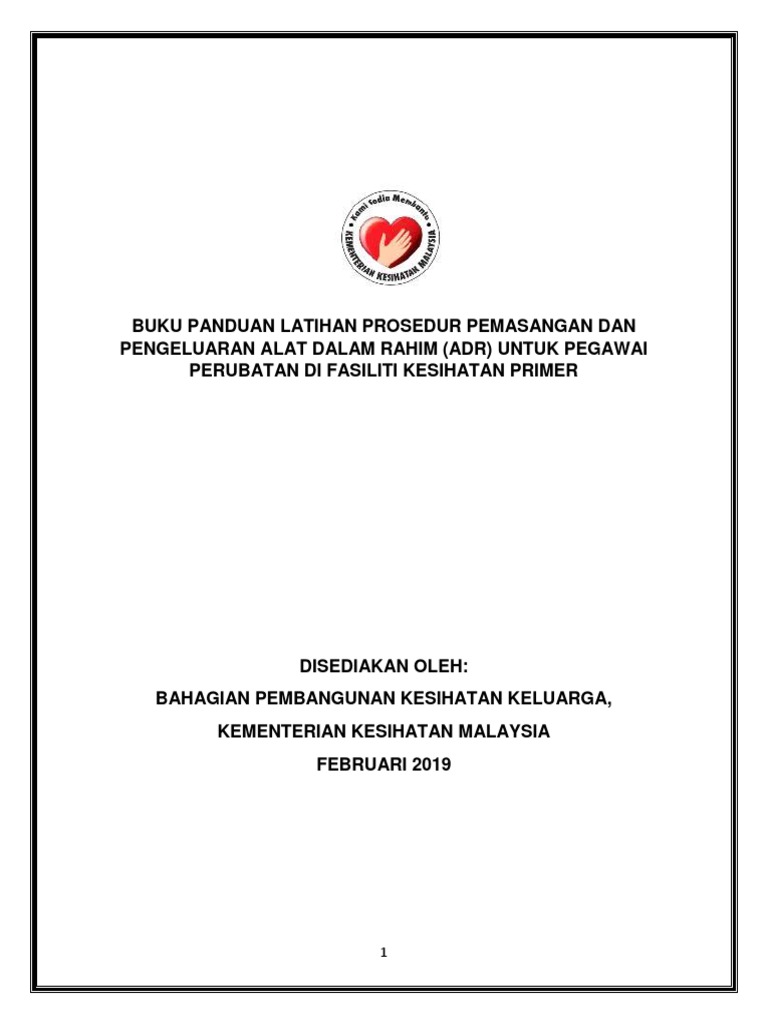Buku Panduan Latihan Pemasangan Dan Pengeluaran Adr | PDF