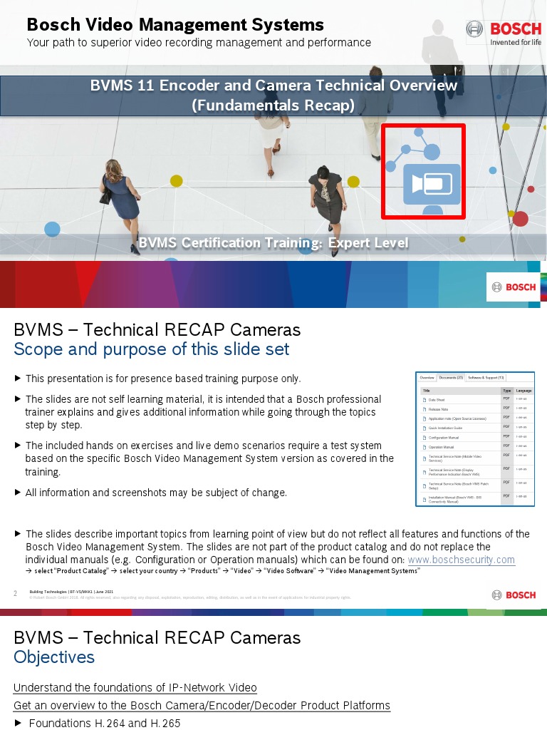 01_BVMS 11 Encoder and Camera Technical Overview_PGv45 | PDF