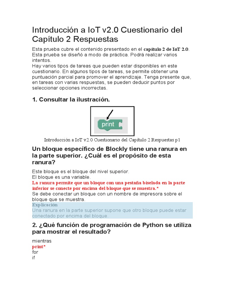 Introducción A IoT v1 Cap 2 | PDF