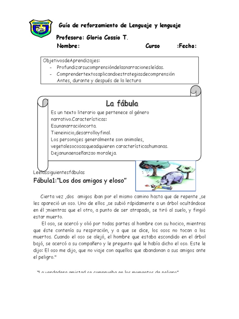 Fabulas Sextos | PDF | Osos