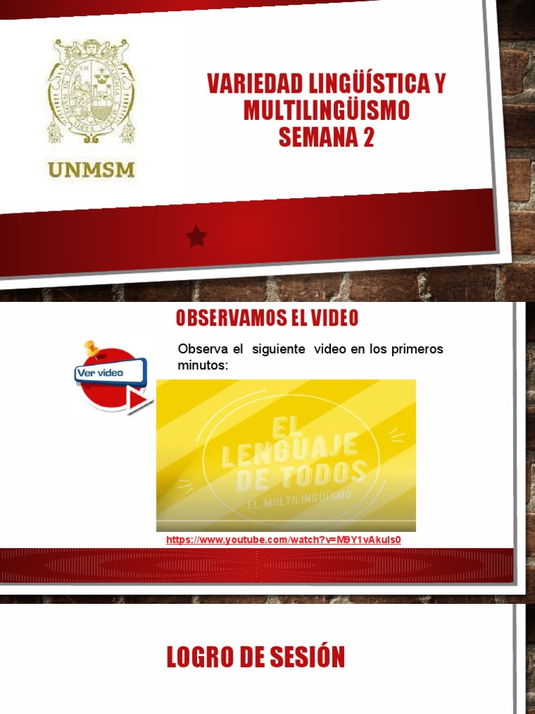 Semana 2- Variación Linguística y Multilinguismo | PDF | Dialecto | Comunicación humana