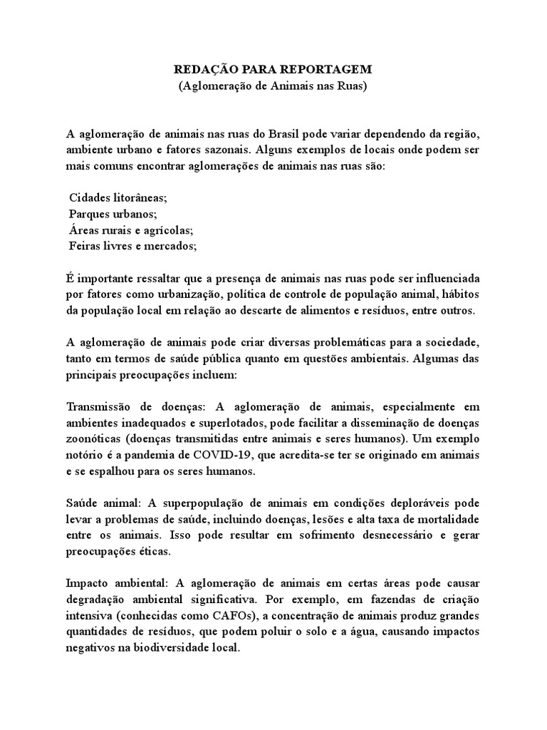 Redação para Reportagem | PDF | Ciências e Matemática | Tecnologia e ...