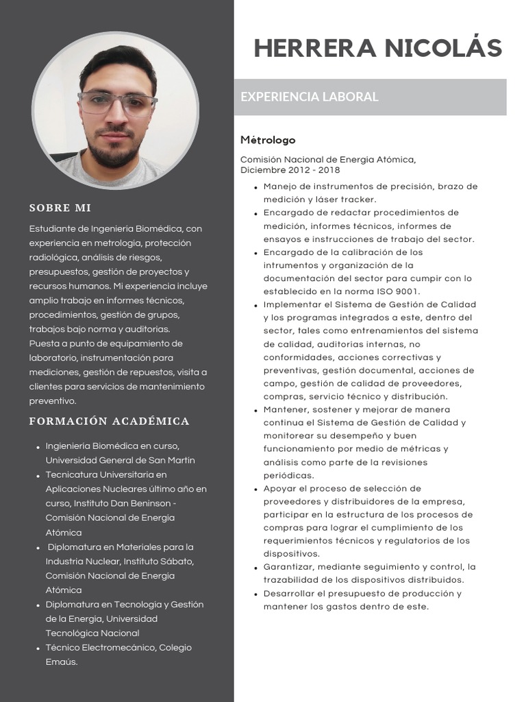 Curriculum Herrera Eduardo Nicolás 2.0 | PDF