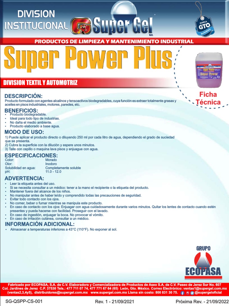 Super Power Plus HDS | PDF