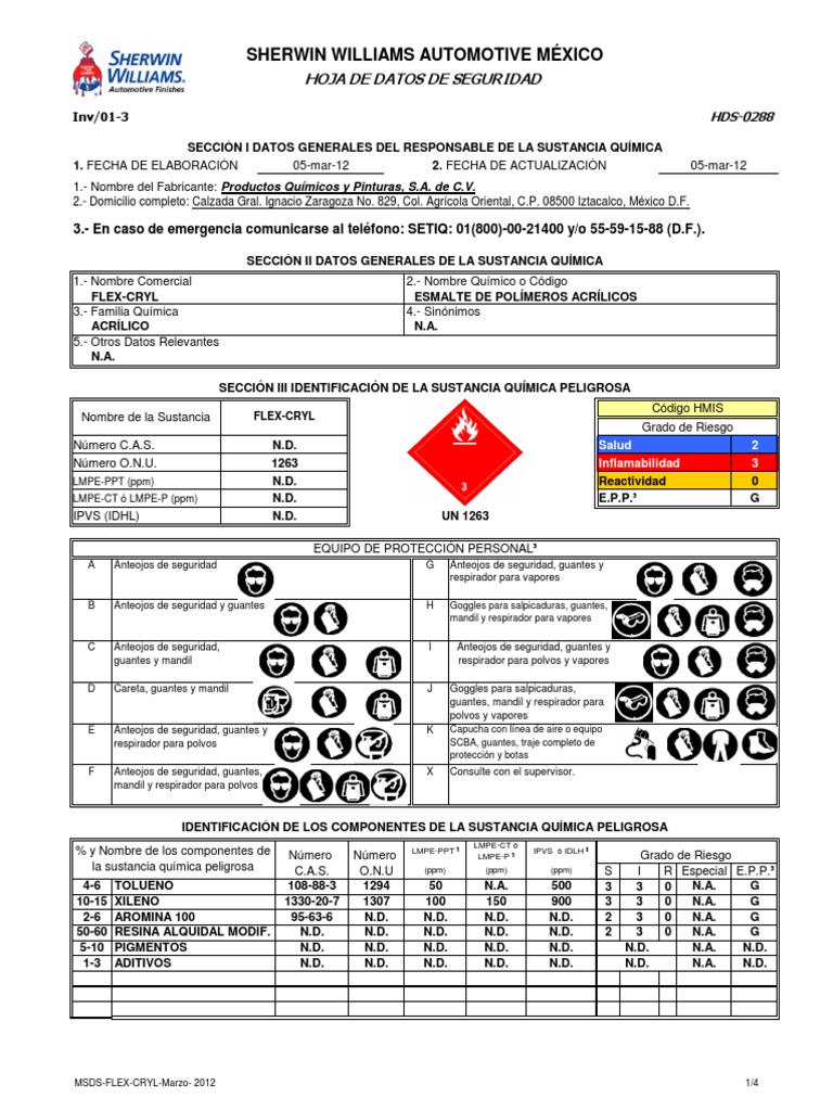 Flex Cryl HDS | PDF