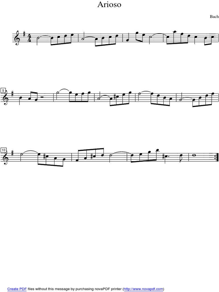 Arioso | PDF