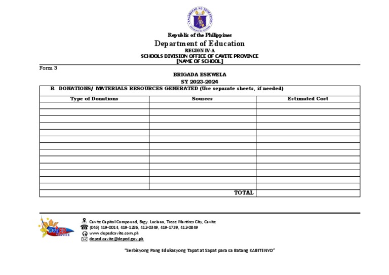 Annex B (Form 3) | PDF