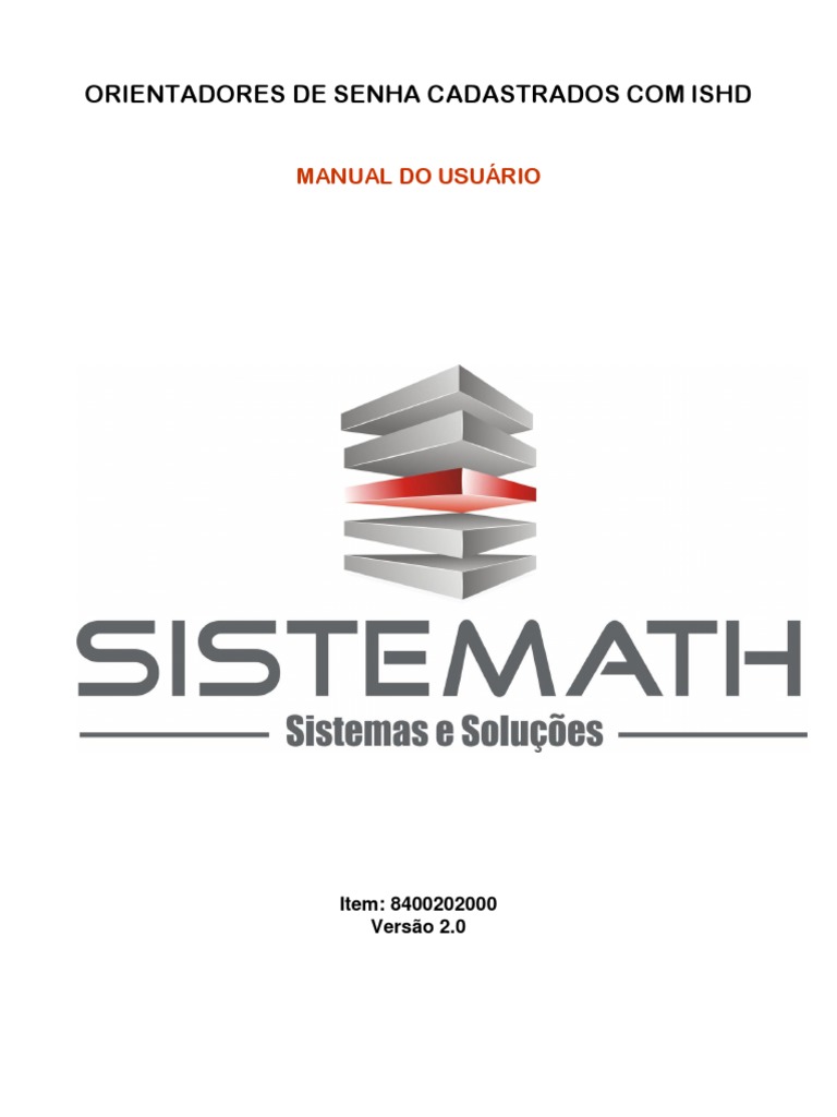 Manual do Usuário: Orientadores de Senha ISHD | PDF | Casa e Jardim ...