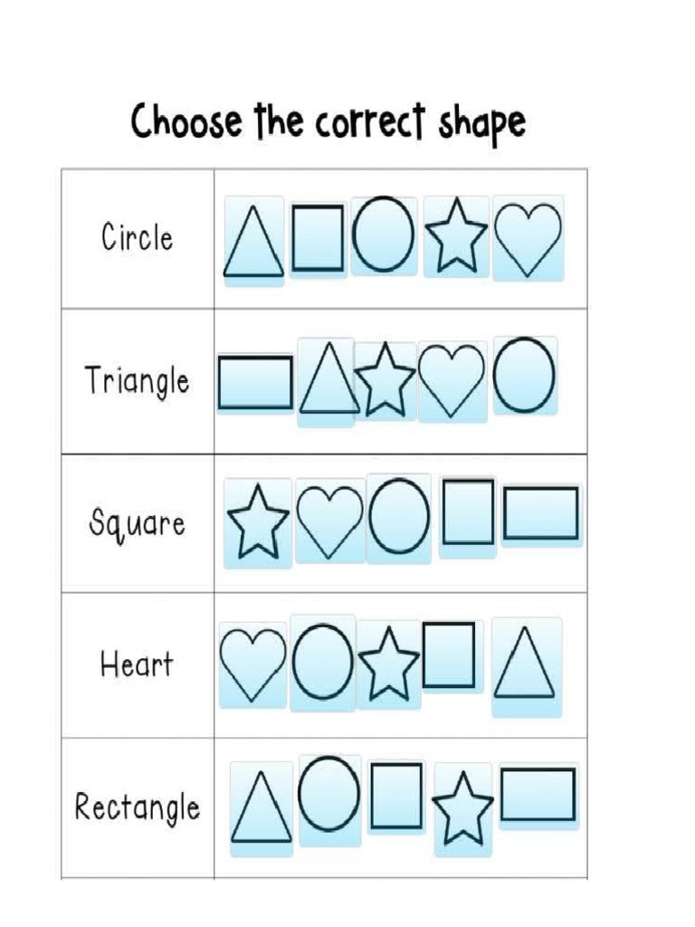 geom shapes worksheet | PDF