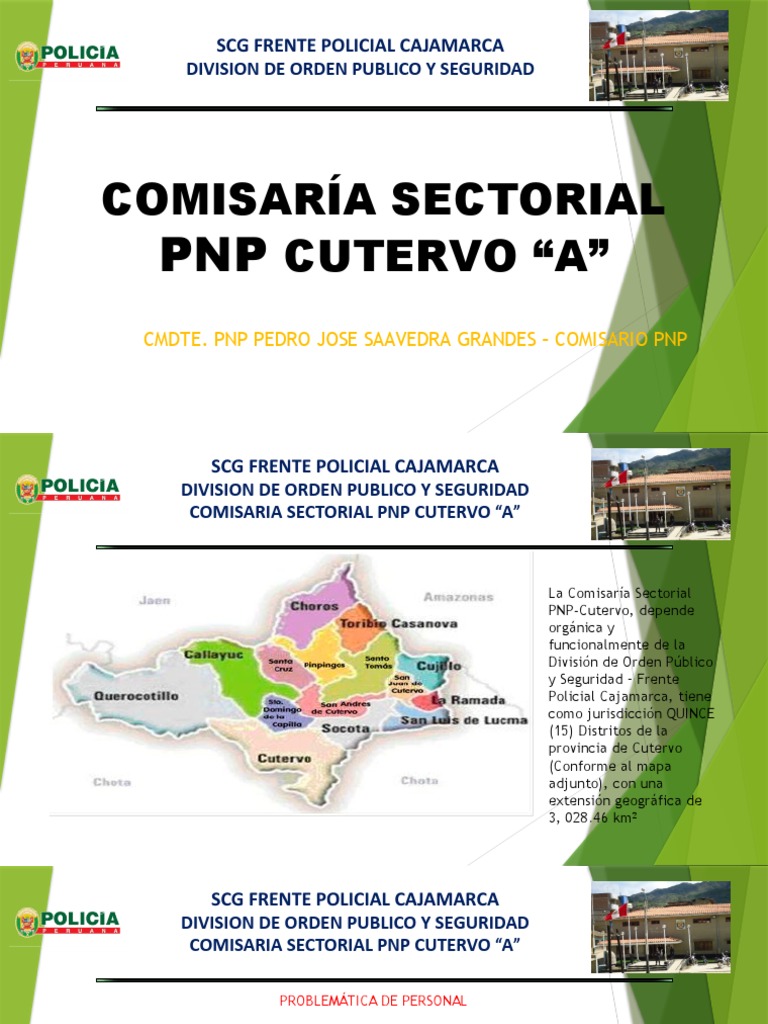 Déficit Policial y Logística en Cutervo | PDF