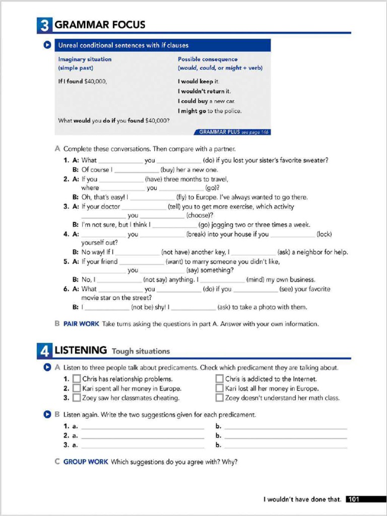 Second Conditional Practice | PDF