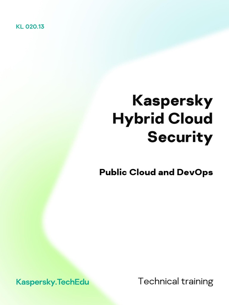 Kaspersky Hybrid Cloud Security: Public Cloud and Devops | PDF | Cloud Computing | Ip Address