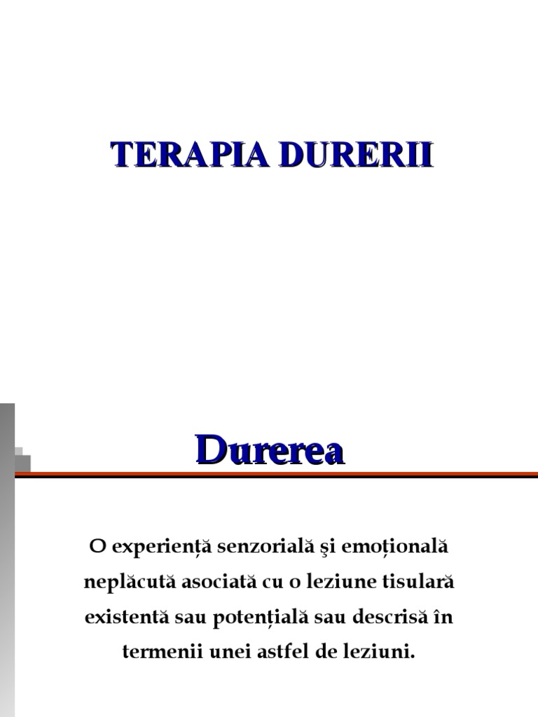 BFKTR Curs 2 Terapia Durerii | PDF
