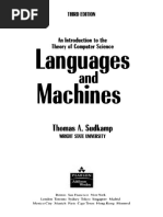 Theory of Computer Science (Automata, Languages and Computation) Third Edition | PDF