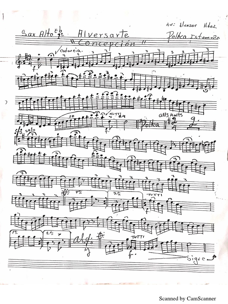 Al Besarte Concepcion - Sax Alto | PDF