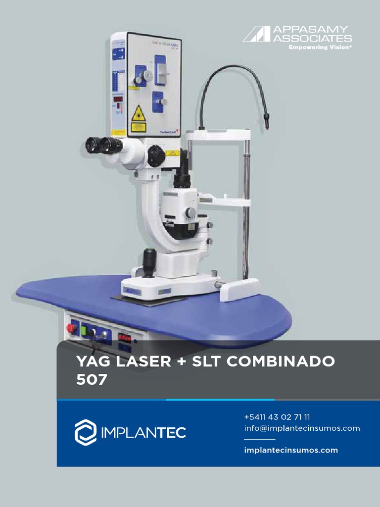Manual de Uso del Láser YAG & SLT 507 | PDF | Láser | Óptica