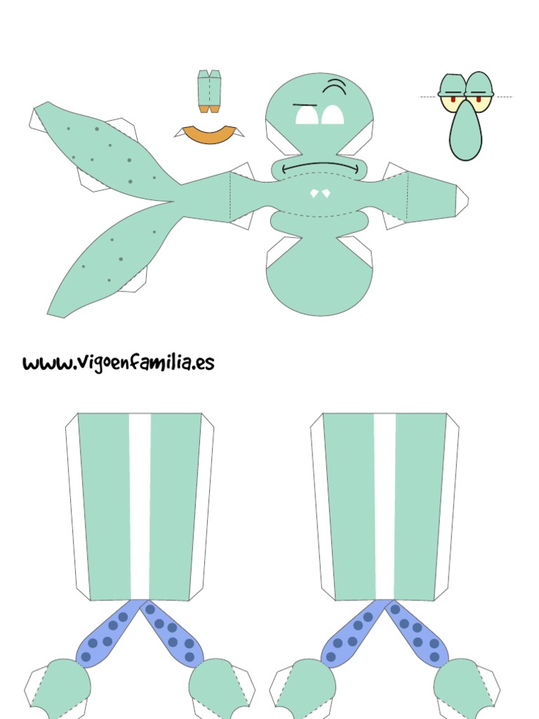 Calamardo Papercraft | PDF