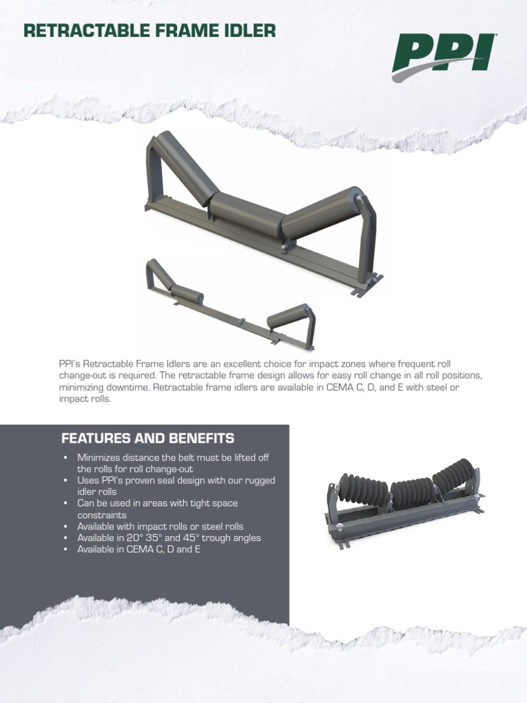 Ppi 006-05 Retractable Frame Idler | PDF