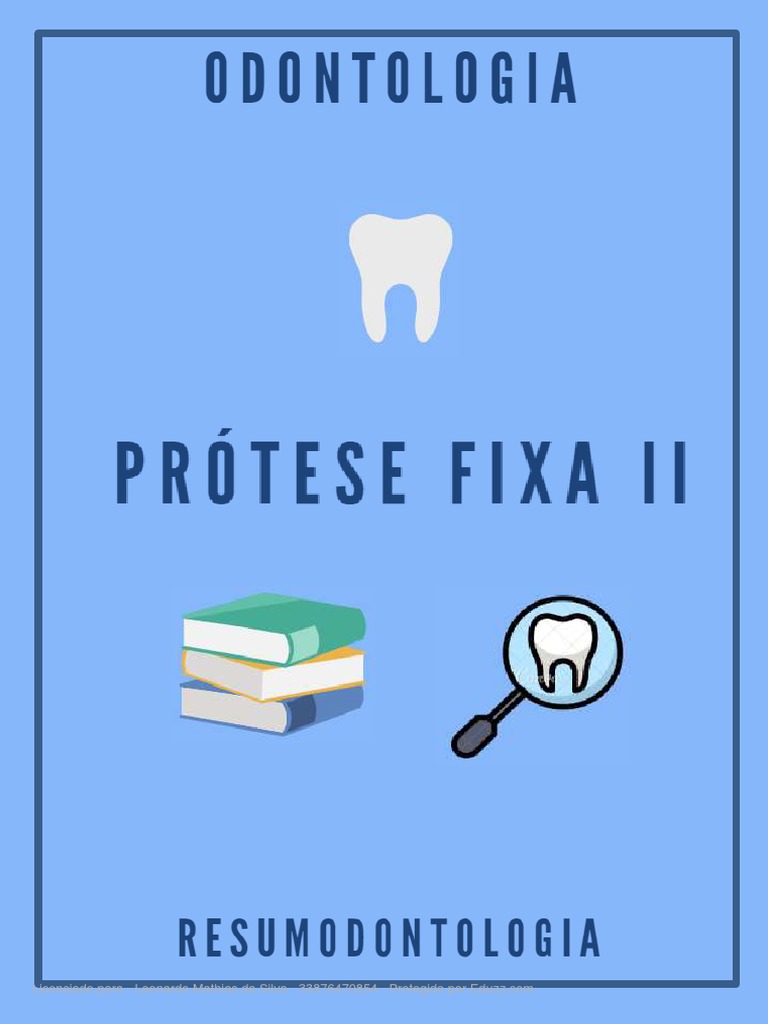 Protese Fixa 2 Completo | Download grátis PDF | Dente | Odontologia