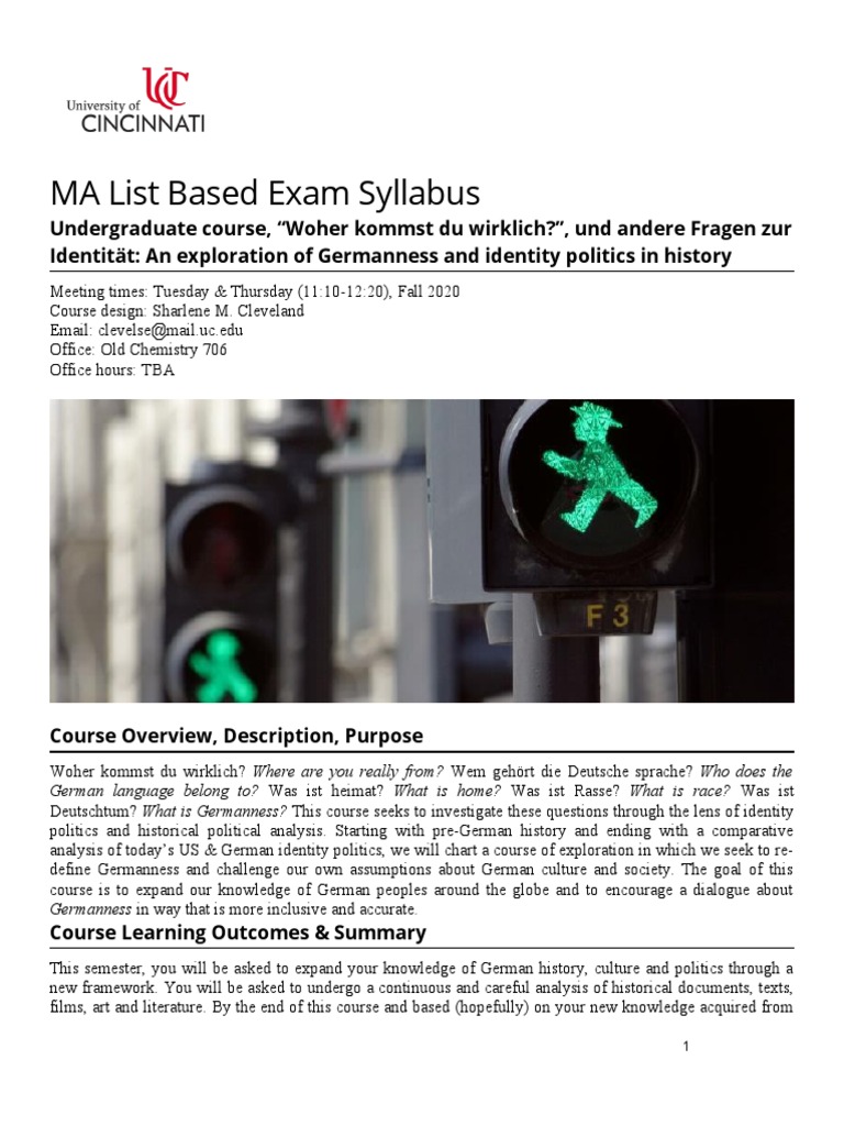 MA EXAM SYLLABUS - Cleveland | PDF | Science