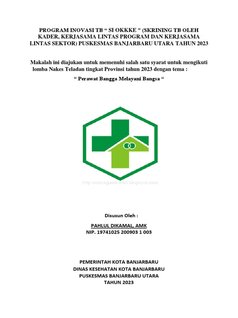 MAKALAH PROGRAM INOVASI TB SI OKKKE-2023-revisi | PDF