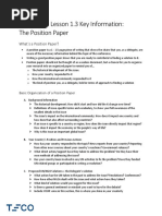 Model UN Position Paper Guide | PDF | Globalization | International ...