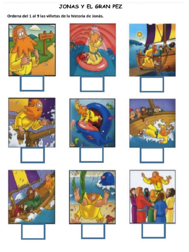 Ficha Jonas y El Gran Pez | PDF