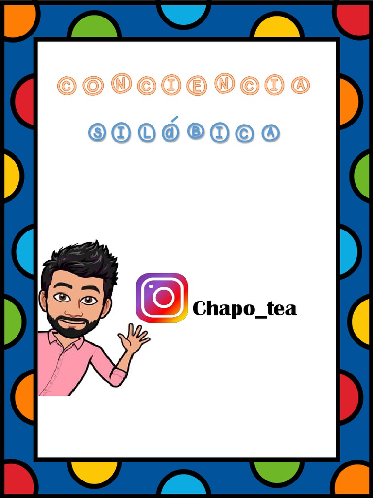Cuenta sílabas con Chapo_TEA | PDF