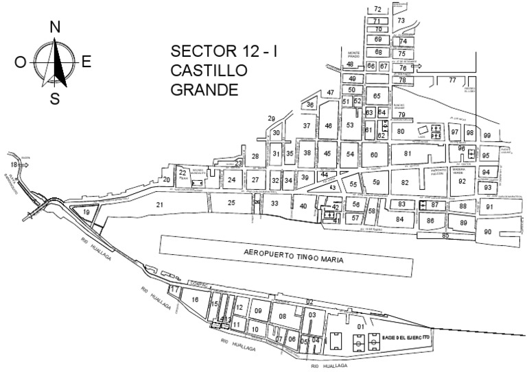 Plano Castillo Grande Sector I-1 | PDF