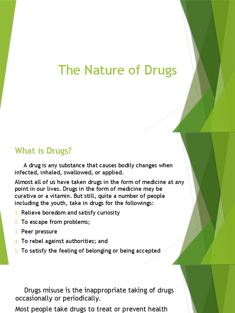 The Nature of Drugs | PDF