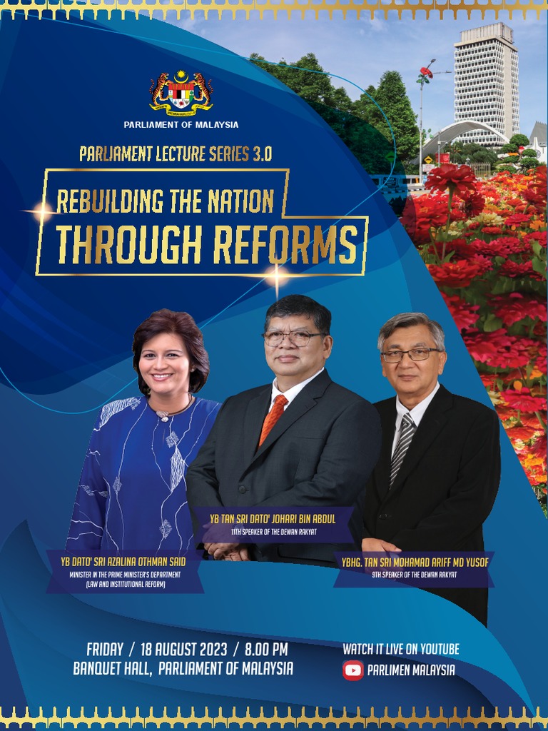 Booklet Parliament Lecture Series 3.0 Updated | PDF | Government | Malaysia