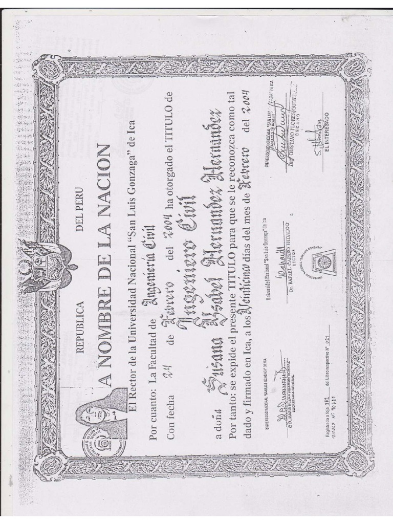 Titulo Profesional | PDF