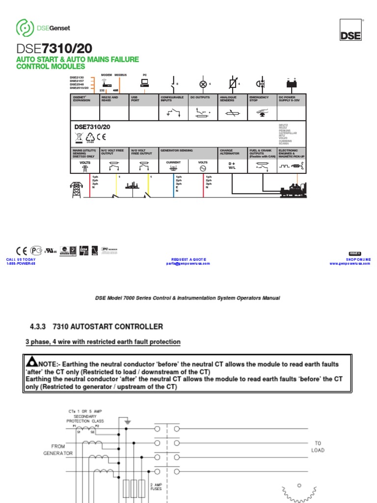 DEEP-SEA-CONTROLLER-7310-DRAWING | PDF
