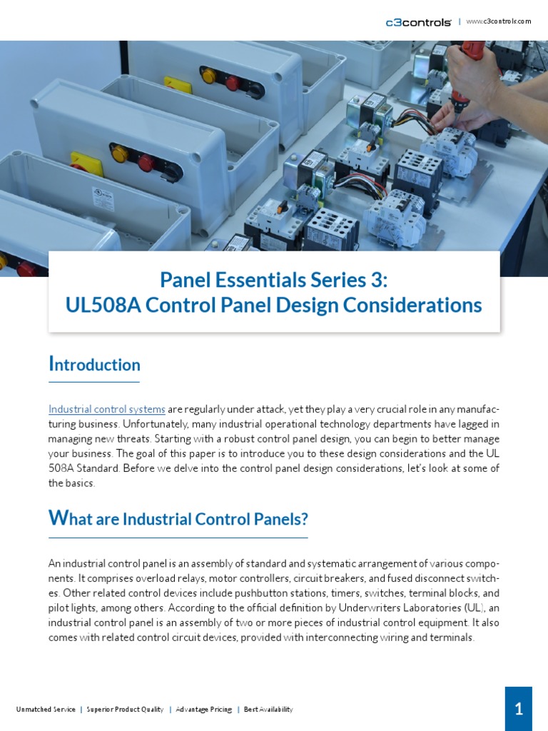 c3controls-Panel-Essentials-Series-3-UL508A-Control-Panel-Design ...