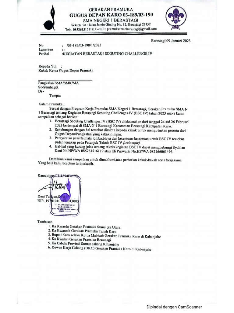 undangan BSC IV | PDF