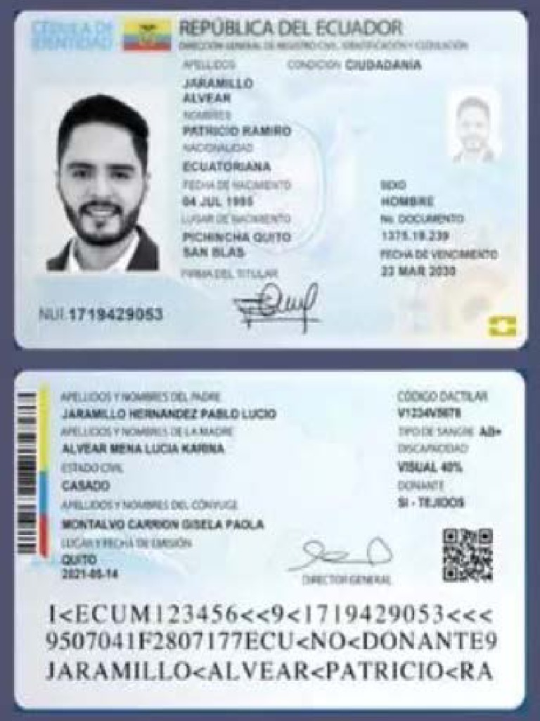 Cedula de Identidad | PDF