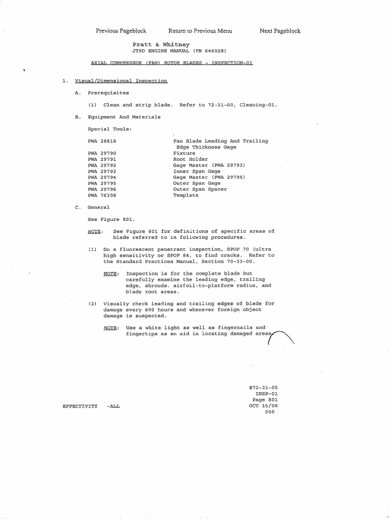 JT9D Engine Fan Blade Inspection | PDF | Science & Mathematics | Computers