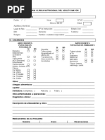 FORMATO SOAP 2da Versión | PDF | Nutrición | Dieta y nutrición