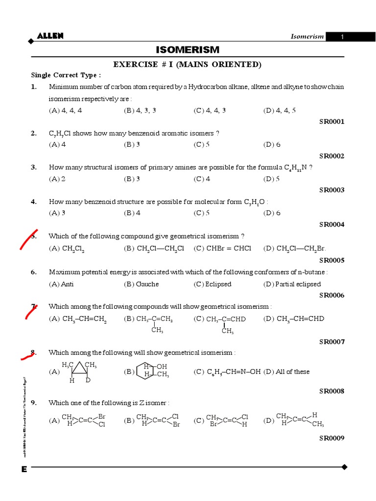Isomerism e 1606298801 | PDF