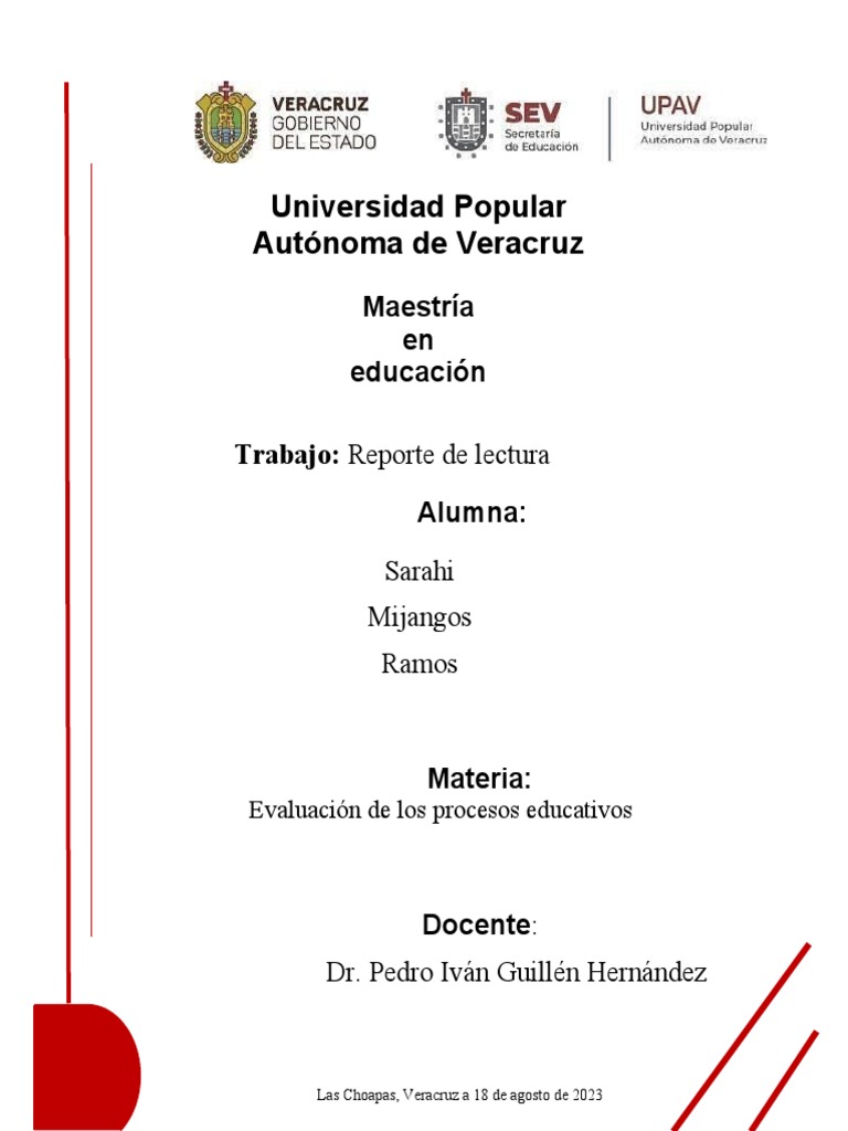 Hoja de Presentación Upav Maestria | PDF | Salud y bienestar