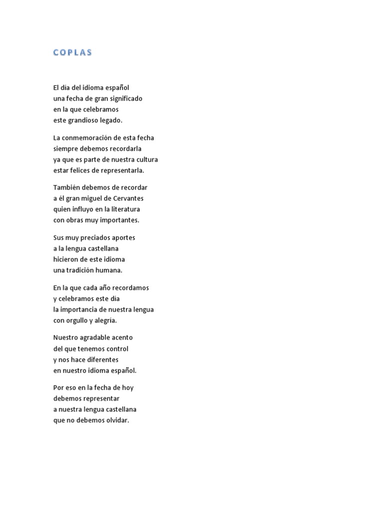 Coplas Angela | PDF