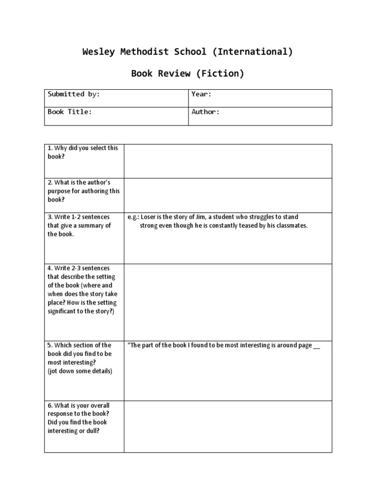 Book Review - Fiction and Non Fiction | PDF