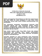 Teks UUD 1945 PDF Untuk Upacara | PDF