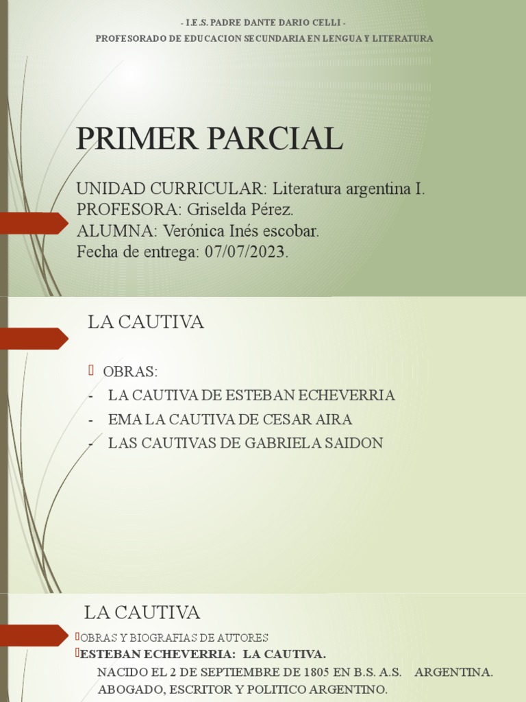 La Cautiva | PDF | Novela negra, policíaca y suspenso