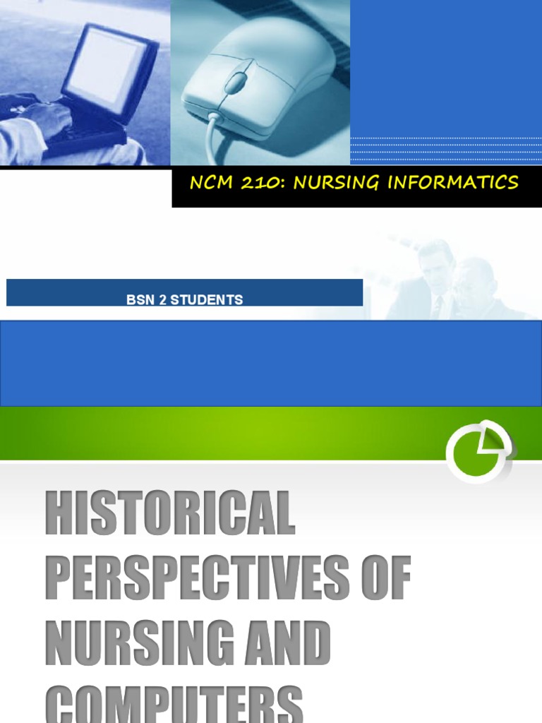 Evolution of Nursing Informatics | PDF