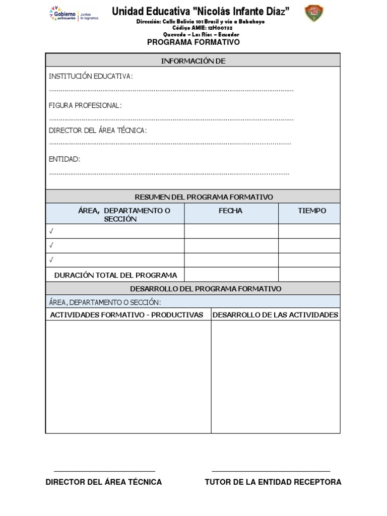 Programa Formativo | PDF