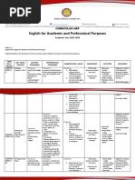 Oral Communication Curriculum Map | PDF | Learning | Communication
