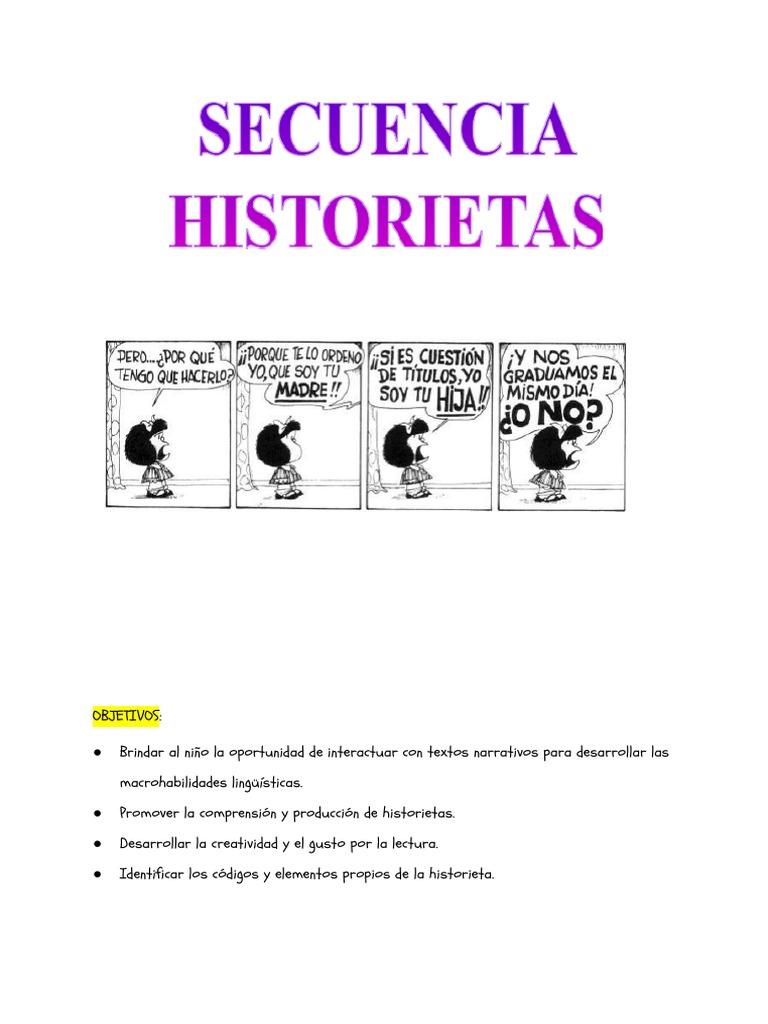 Desarrollo de Habilidades con Historietas | PDF